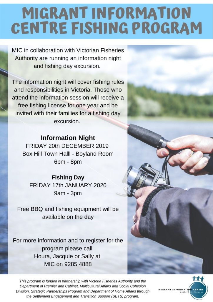 Fishing Program - Excursion Day | Migrant Information Centre
